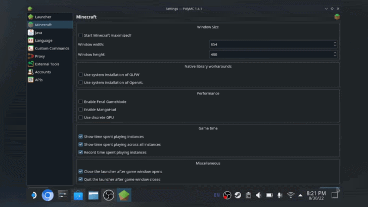Minecraft Steam Deck: Install, Performance, Mods, Controls - Game Voyagers