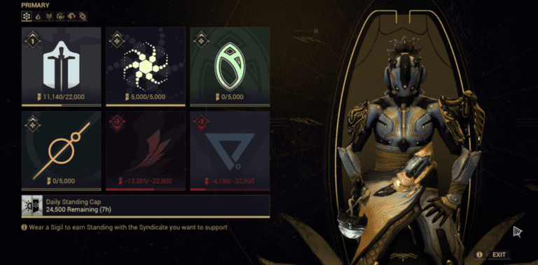 When Does Standing Reset in Warframe? All Timezones - Game Voyagers