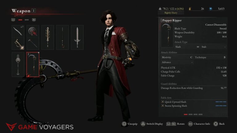 5 Best Technique Weapons in Lies of P Ranked - Game Voyagers