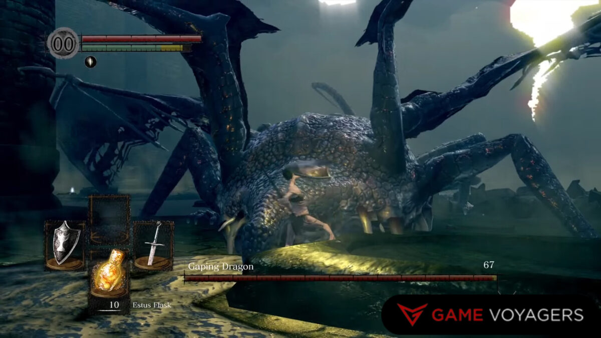 How To Beat Gaping Dragon in Dark Souls Remastered - Game Voyagers