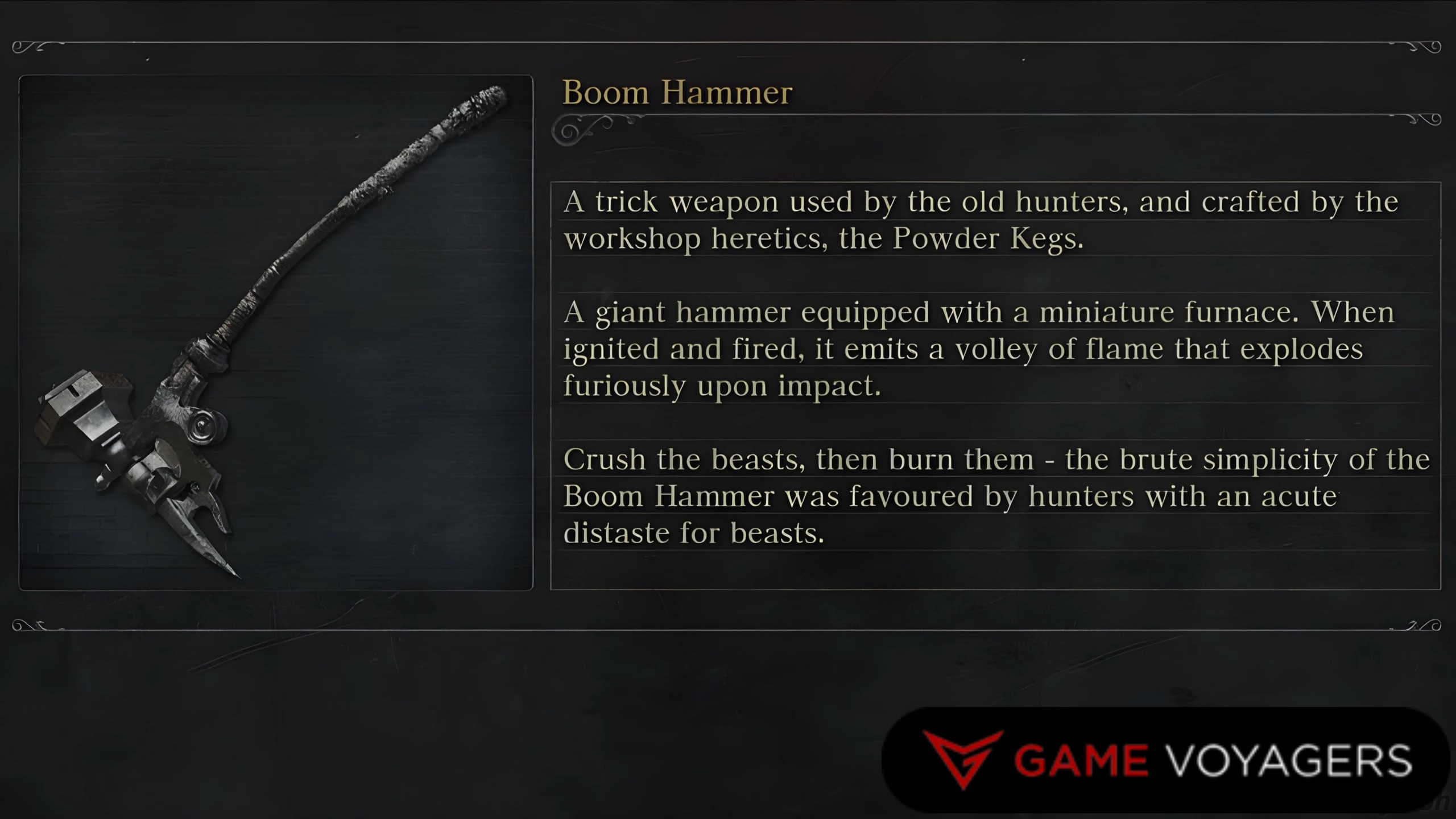All Uncanny and Lost Weapons in Bloodborne - Game Voyagers